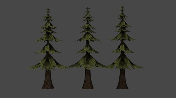 How to model a low poly stylised pine tree in Blender